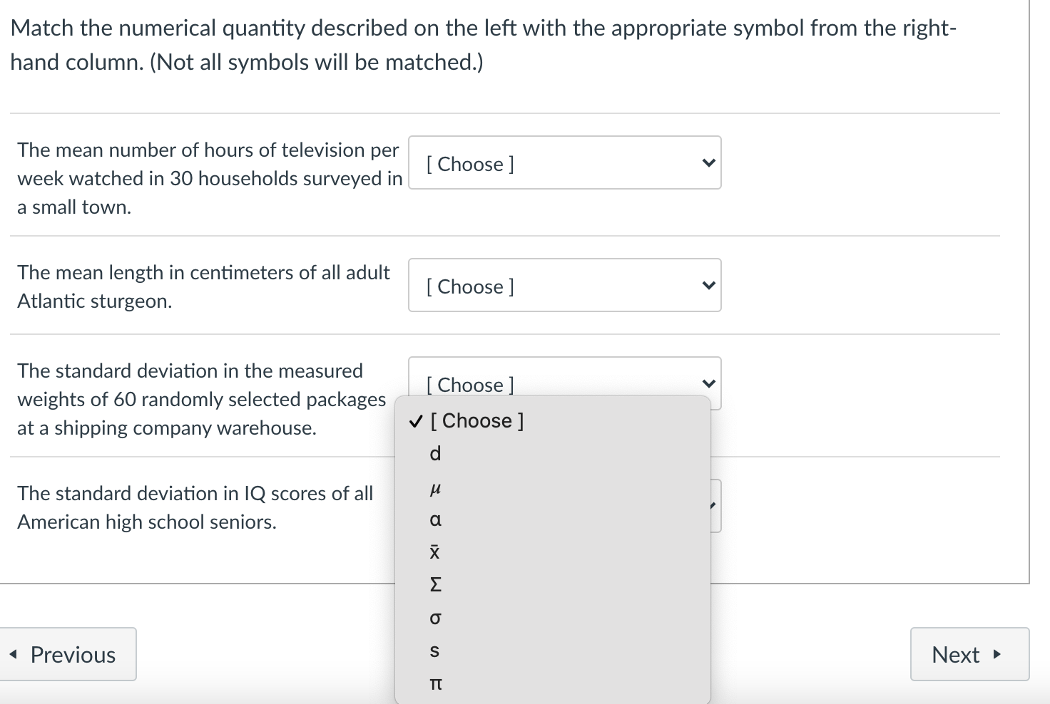 Solved Match the numerical quantity described on the left | Chegg.com