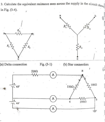 Solved 3. Calculate the equivalent resistance seen across | Chegg.com