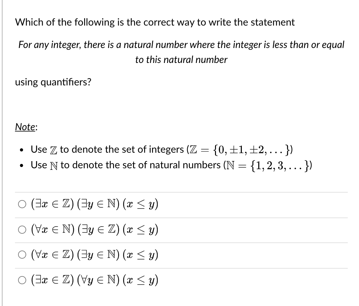 Solved Which of the following is the correct way to write | Chegg.com