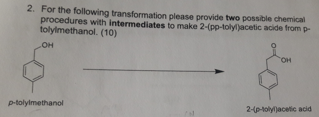 Solved 2. For the following transformation please provide | Chegg.com