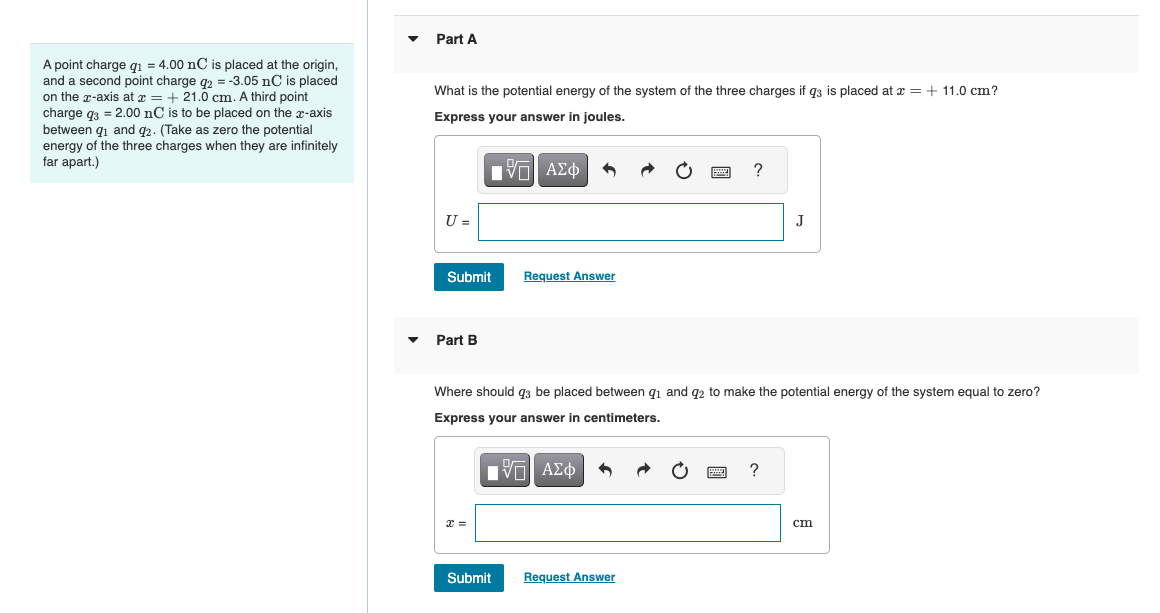 Solved A point charge q1 1 = 4.00 nCnC is placed at the | Chegg.com