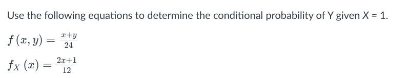 Solved Use the following equations to determine the | Chegg.com
