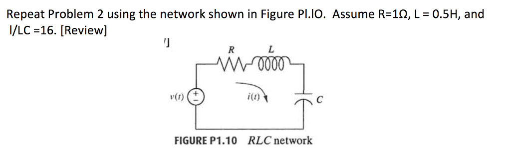 Solved a. Write the differential equation for the network if | Chegg.com