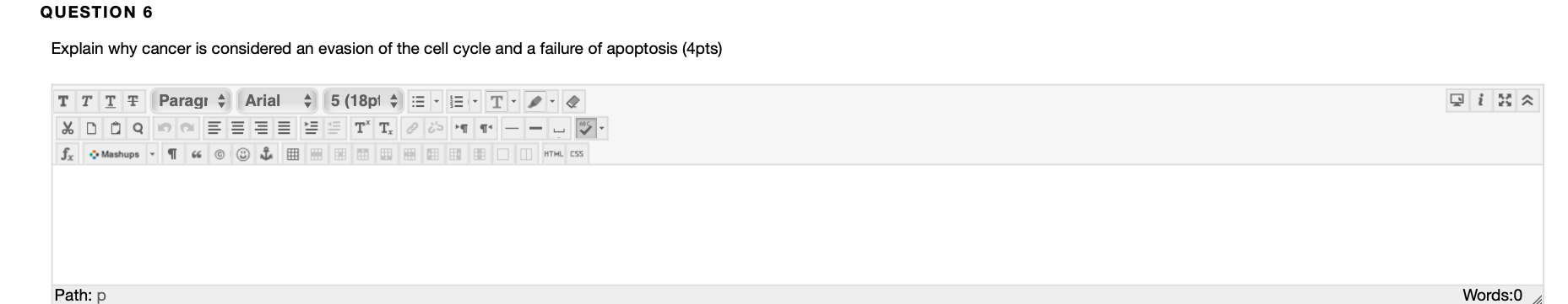 Solved QUESTION 6 Explain why cancer is considered an | Chegg.com
