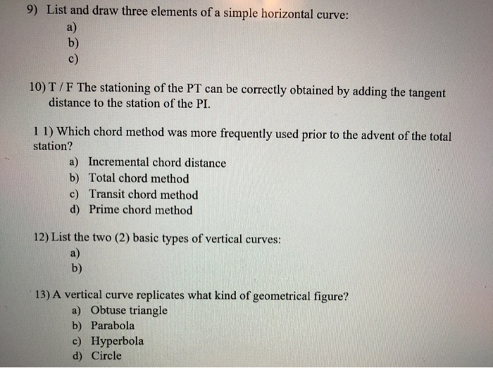 Solved 9) List and draw three elements of a simple | Chegg.com
