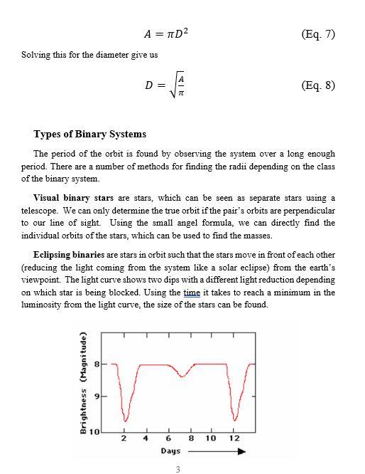 Solved Spectroscopic Binary Stars Lab I. Introduction Most | Chegg.com