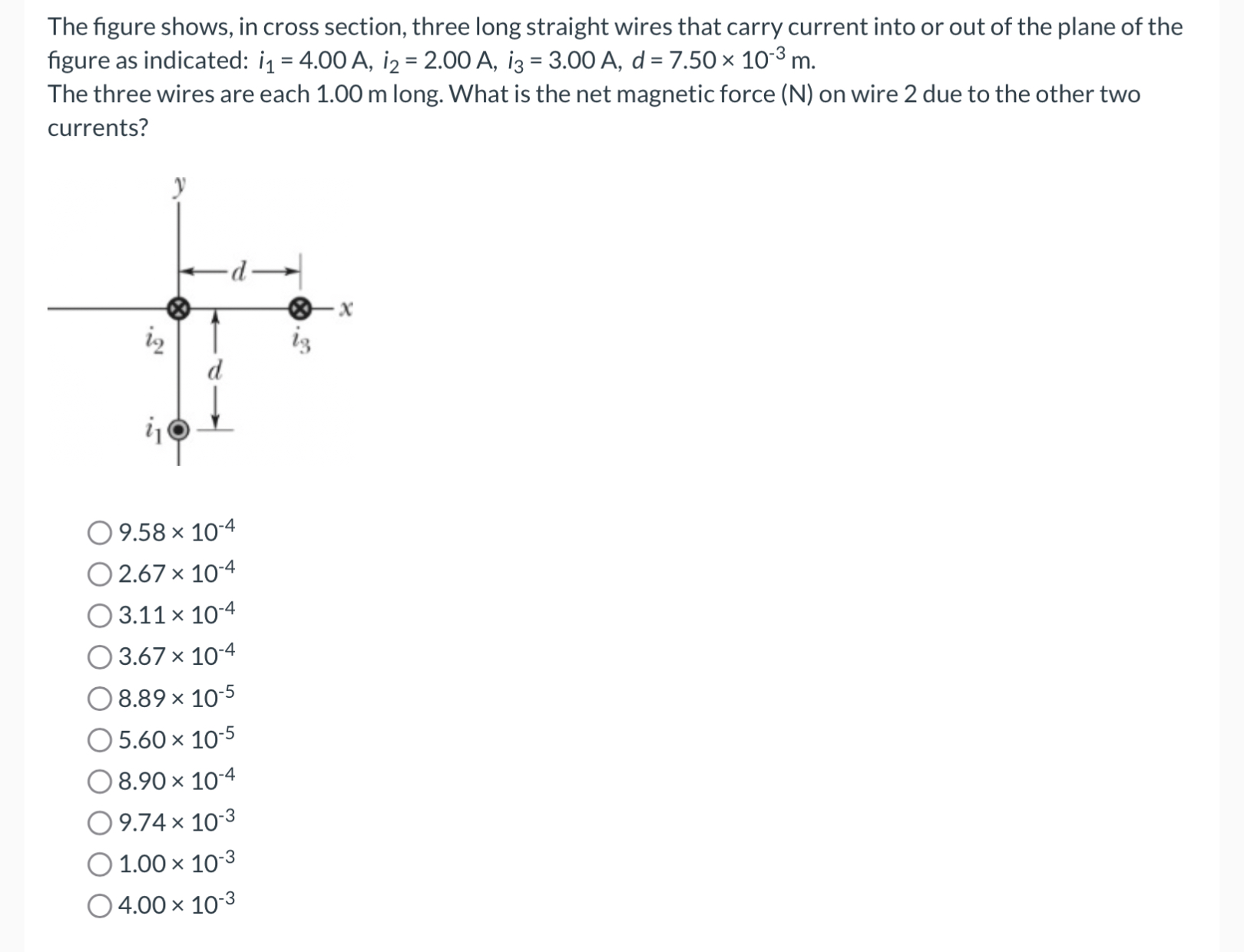 Solved The figure shows, in cross section, three long | Chegg.com