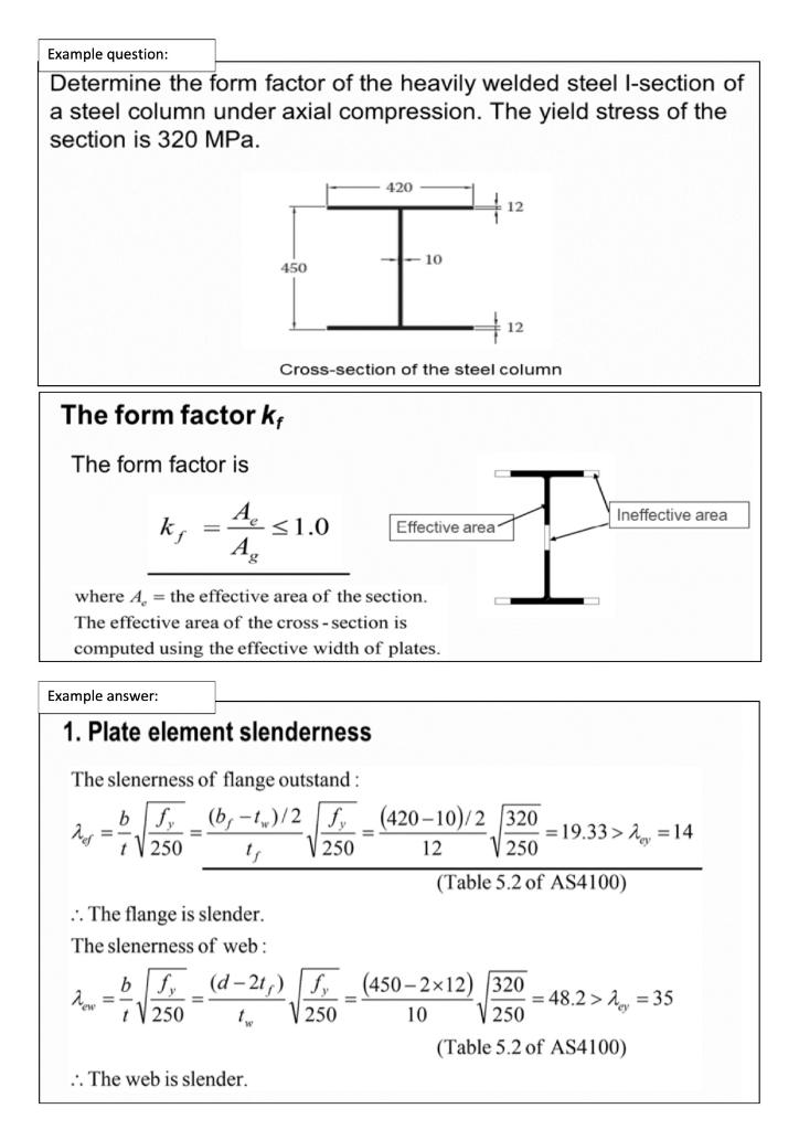 Solved Please refer to "Australian standard 4100" (AS4100) | Chegg.com