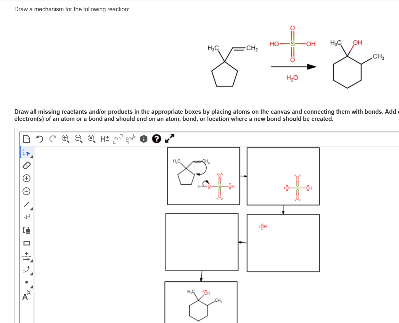 Solved Draw a mechanism for the following reaction:Draw all | Chegg.com