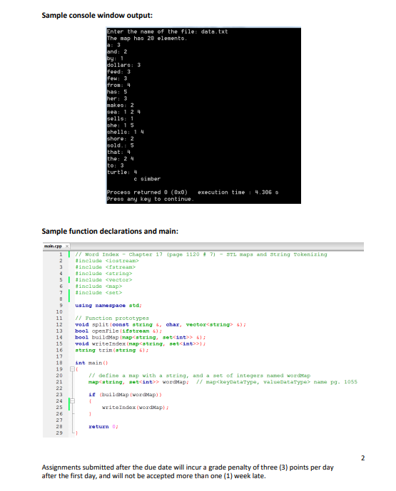 Solved CSE 112 - Word Index - Chapter 17 (Challenge \# 7) - | Chegg.com