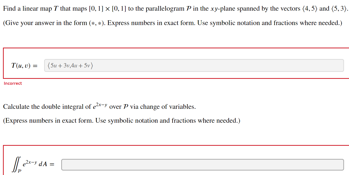 Solved Find a linear map 𝑇 that maps [0,1]×[0,1] to the | Chegg.com