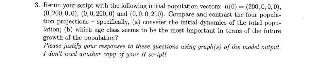 3. Rerun your script with the following initial | Chegg.com