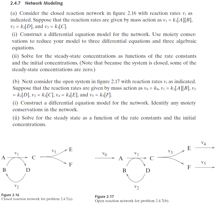 Solved 2.4.7 Network Modeling (a) Consider the closed | Chegg.com