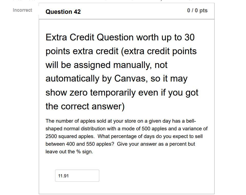 Solved Extra Credit Question worth up to 30 points extra | Chegg.com