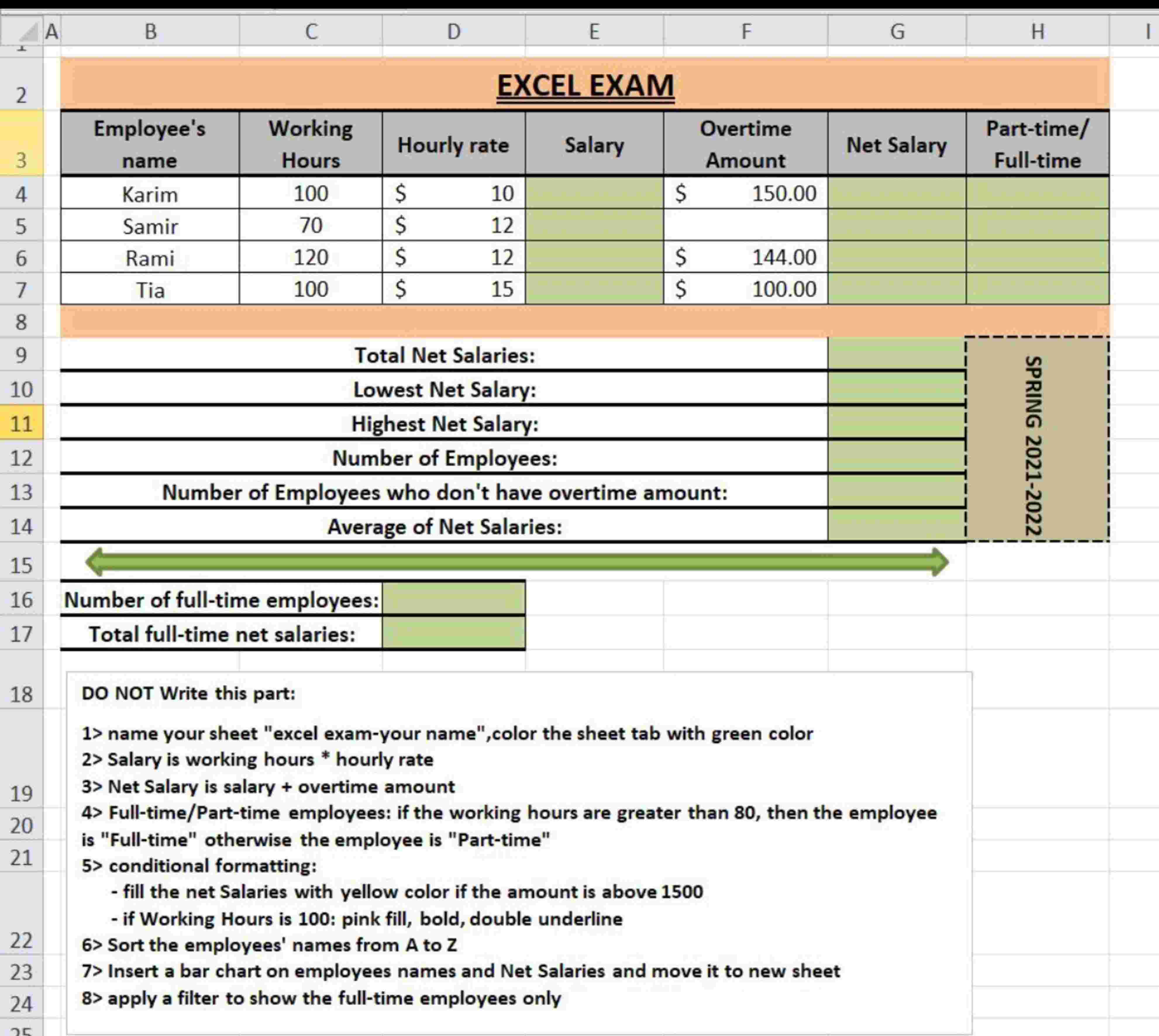 Solved We need to do same as this image (same format same | Chegg.com