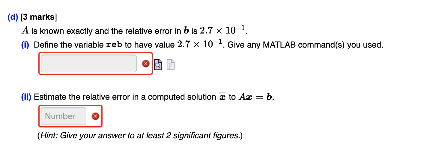 Solved Enter exactly the MATLAB commands: clear all A = | Chegg.com