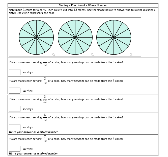 Solved Finding a Fraction of a Whole Number Marc made 3 | Chegg.com