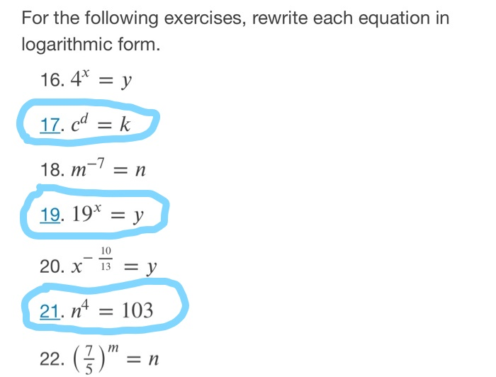 Solved For the following exercises, rewrite each equation in | Chegg.com