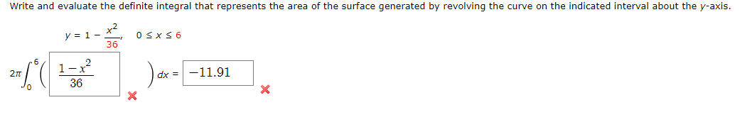 Solved Write and evaluate the definite integral that | Chegg.com