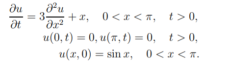 Solved Find the formal solution to the initial-boundary | Chegg.com