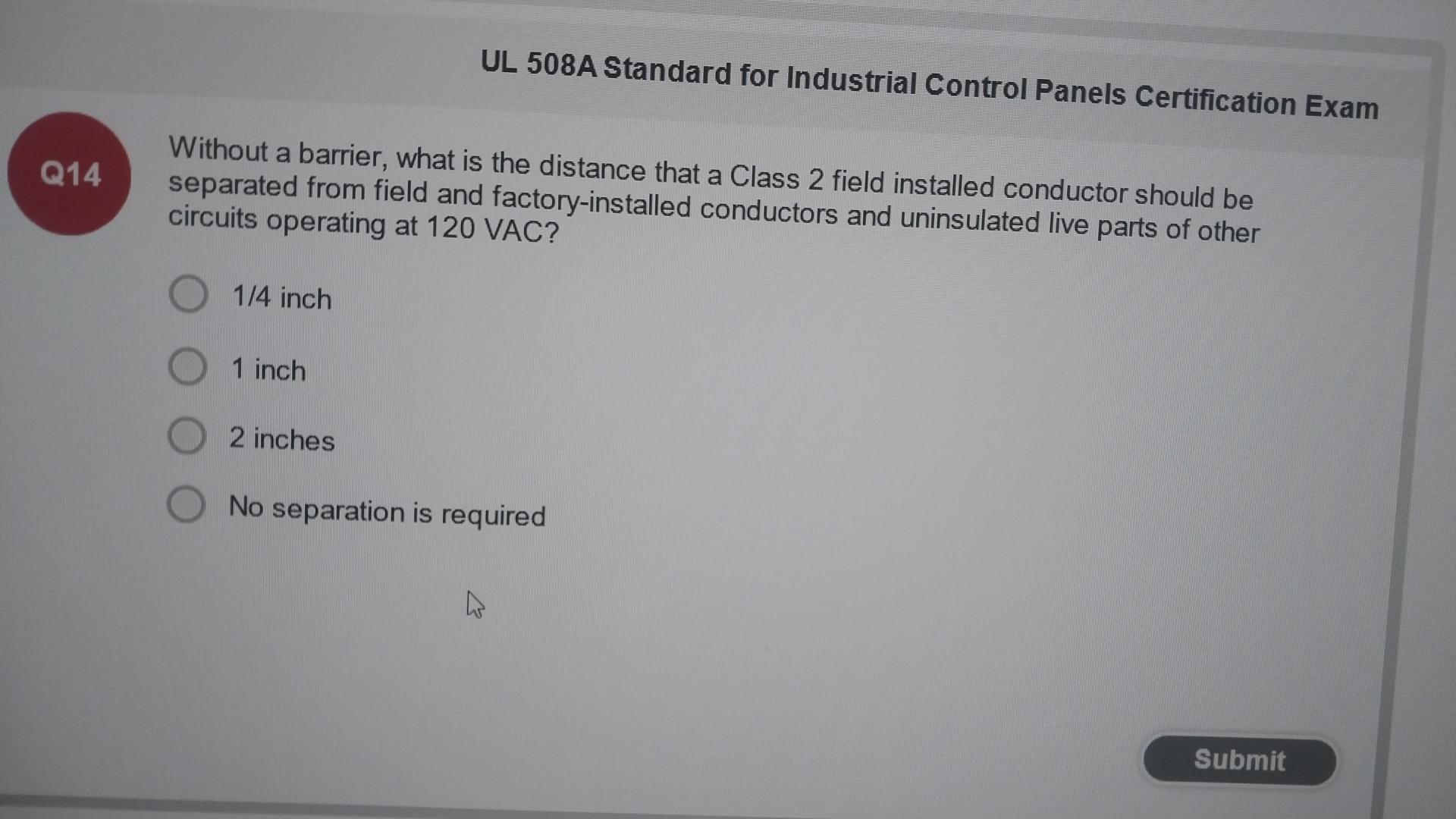 UL 508A Standard for Industrial Control Panels | Chegg.com