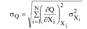 Solved Derive the propagation of error equation for the | Chegg.com