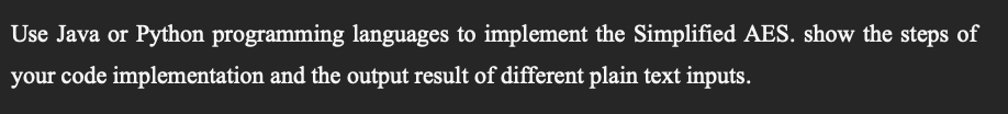 Solved Use Java or Python programming languages to implement | Chegg.com
