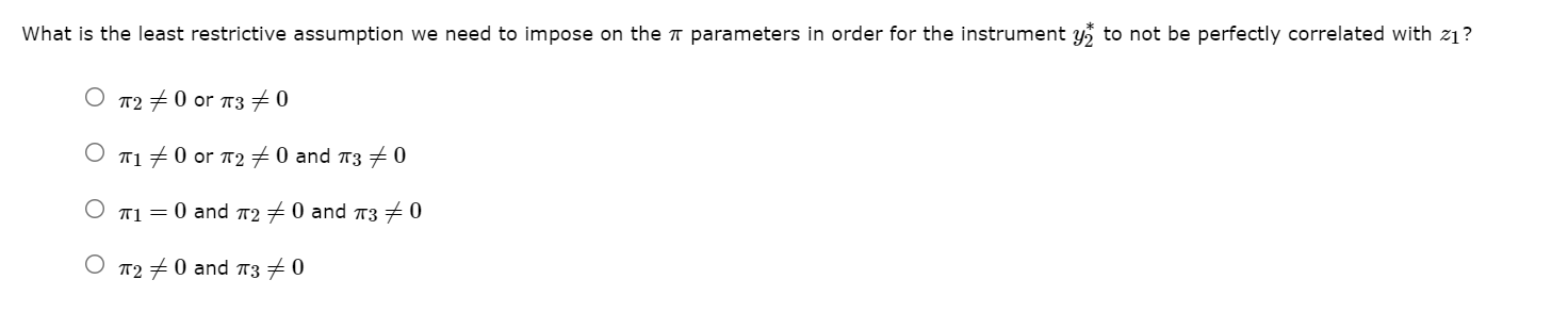 Solved 4. A single endogenous explanatory variable Consider | Chegg.com