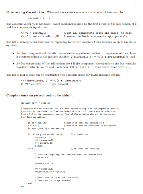 Guide to Lab 5: Computing the Parametric Vector Form | Chegg.com