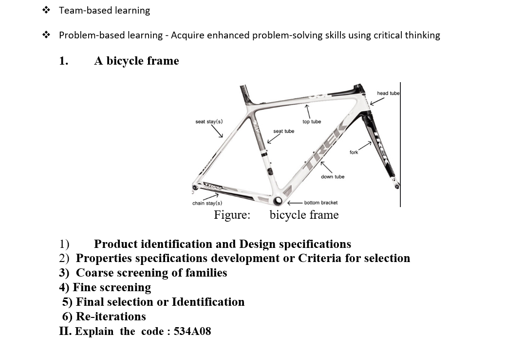 Team-based learning Problem-based learning - Acquire | Chegg.com