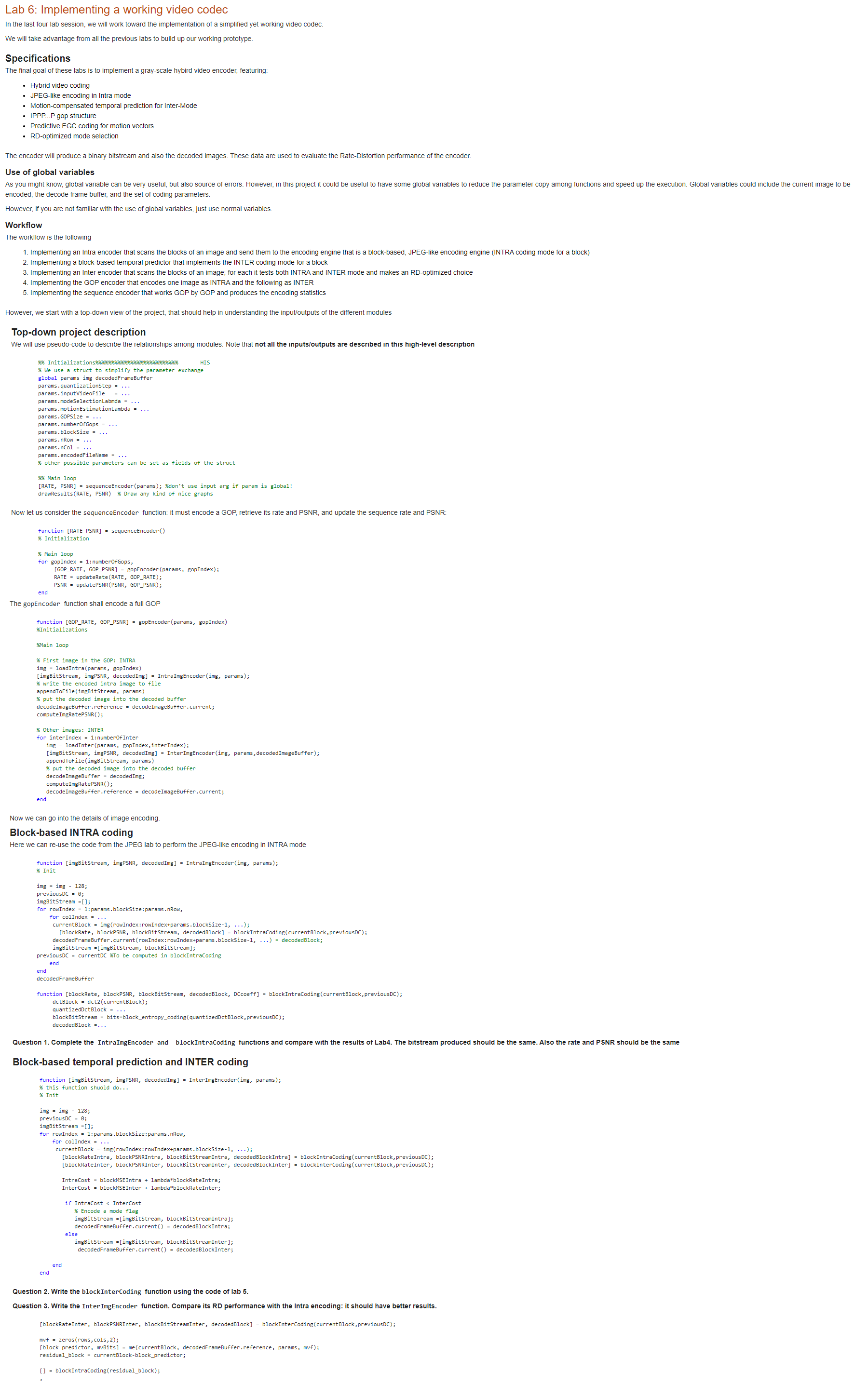 Solved By using Matlab please complete this code which is | Chegg.com