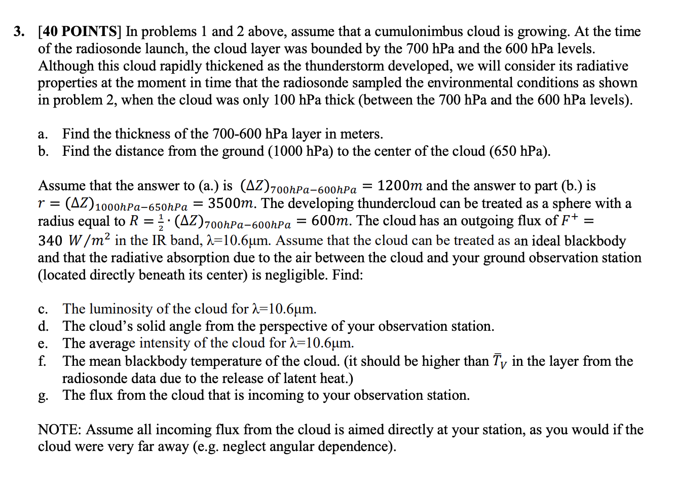 Solved 1. [60 POINTS] The synoptic summer-time weather map | Chegg.com