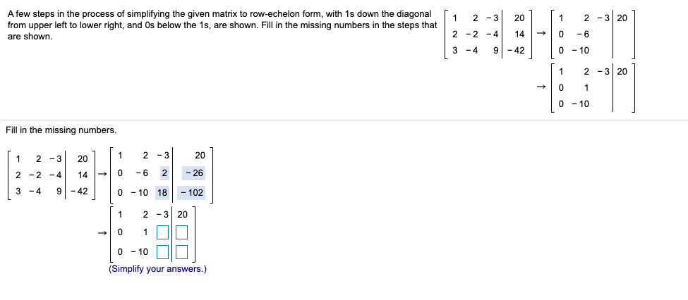 Solved A Few Steps In The Process Of Simplifying The Given