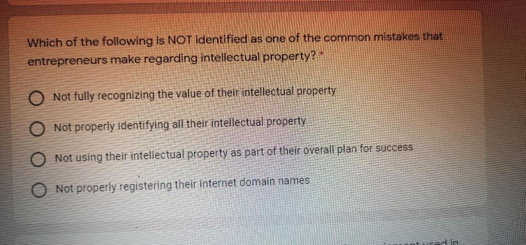 Solved Which of the following is NOT identified as one of | Chegg.com