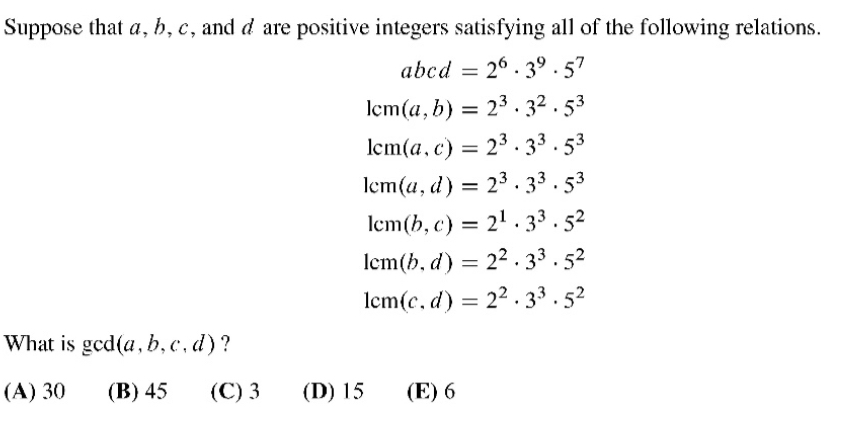 Solved Suppose that a,b,c, and d are positive integers | Chegg.com