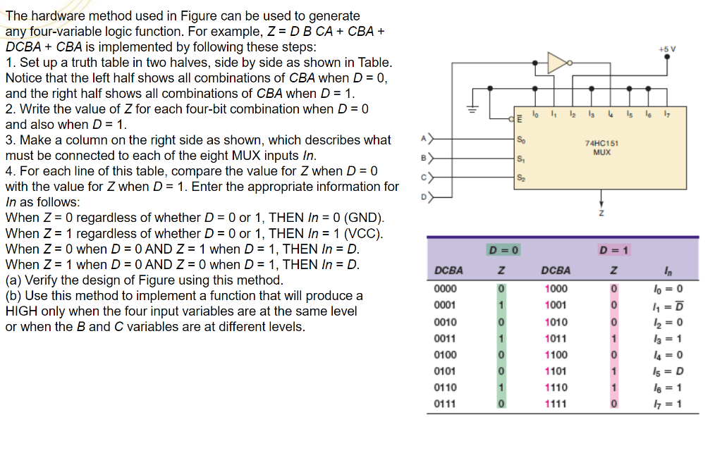 Solved 10 E ܕܐ_is_Is_:_ ܕܐܕܐ_ܕܐ AY So 74HC151 MUX B Si The | Chegg.com