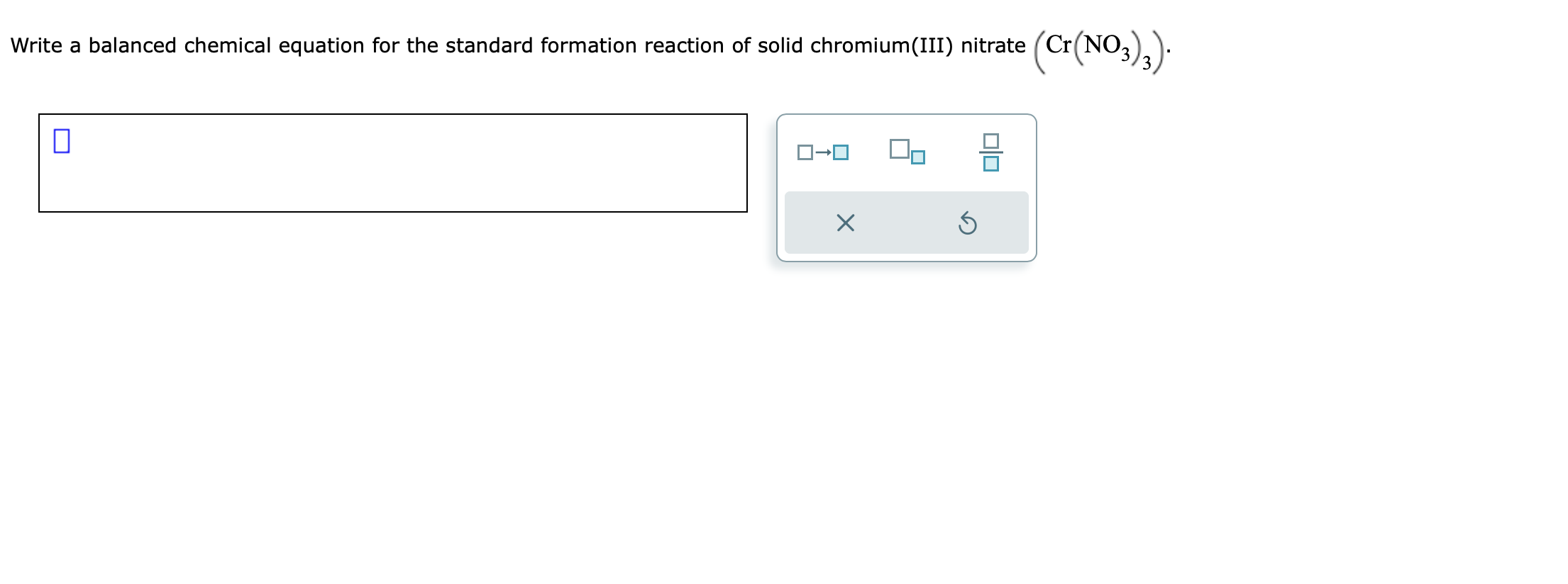 Solved Write a balanced chemical equation for the standard | Chegg.com