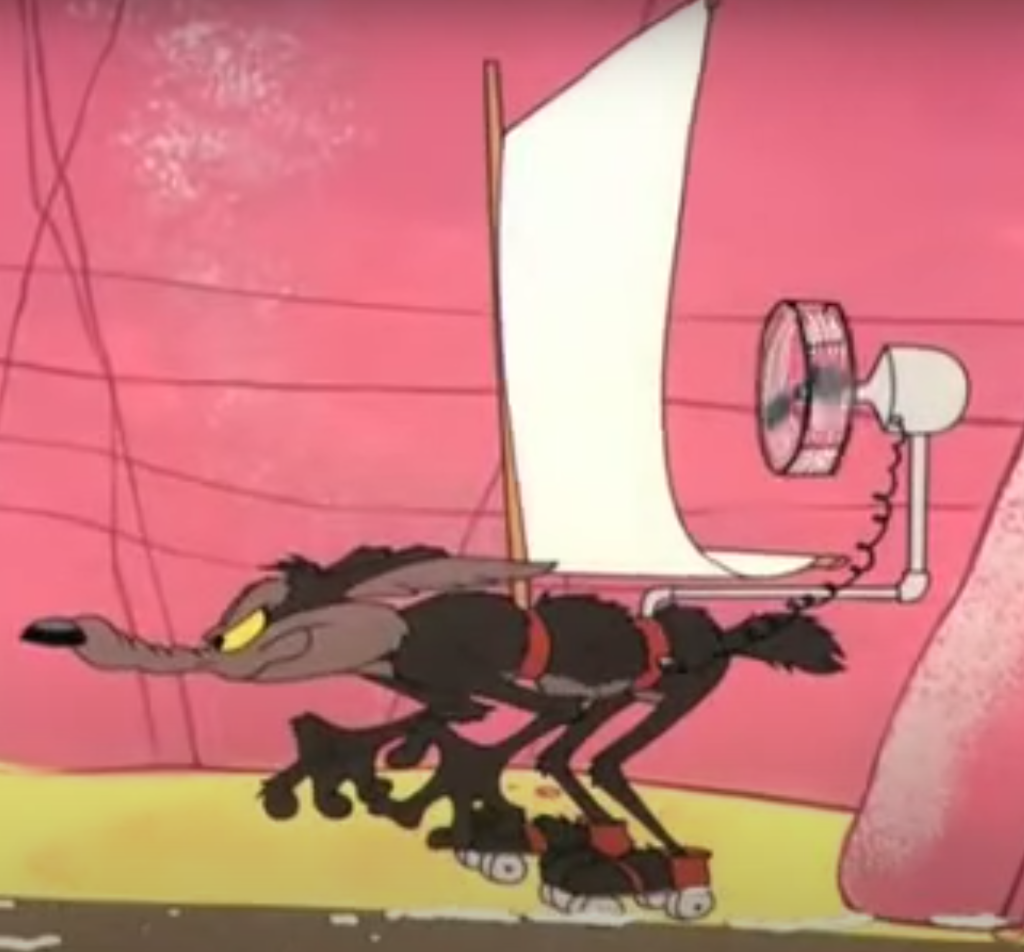 Solved A cartoon character creates a propulsion system by | Chegg.com