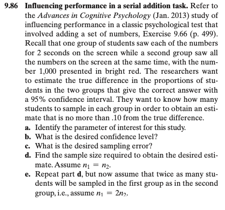Solved 86 Influencing performance in a serial addition task. | Chegg.com