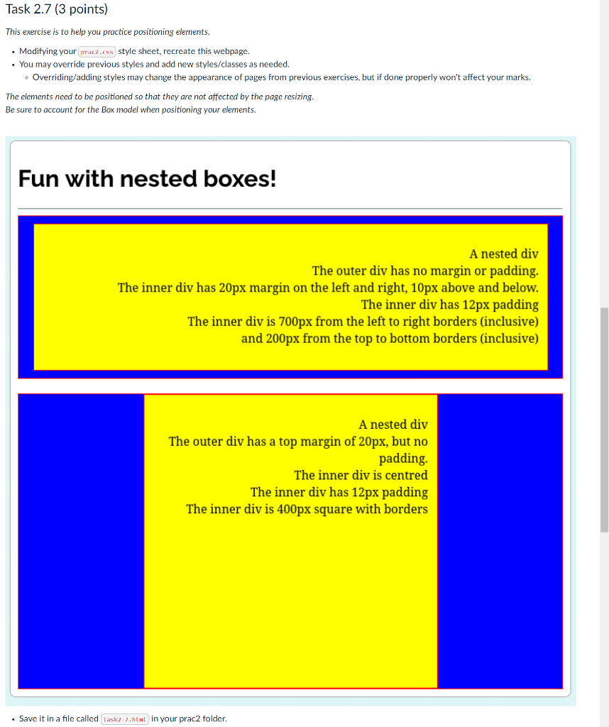 Solved Task 2.7 (3 points) This exercise is to help you | Chegg.com