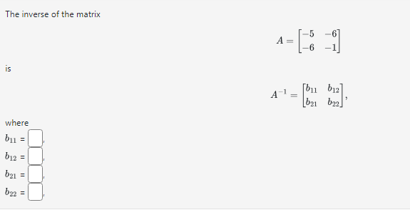 Solved The inverse of the | Chegg.com
