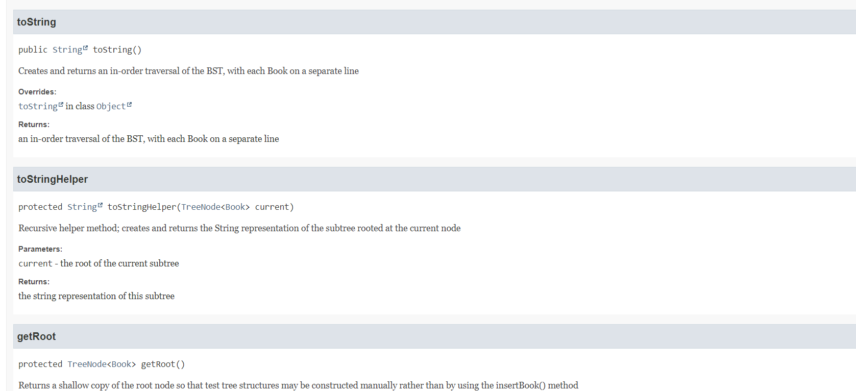 Solved PACKAGE CLASS USE TREE INDEX HELP SUMMARY: NESTED | Chegg.com