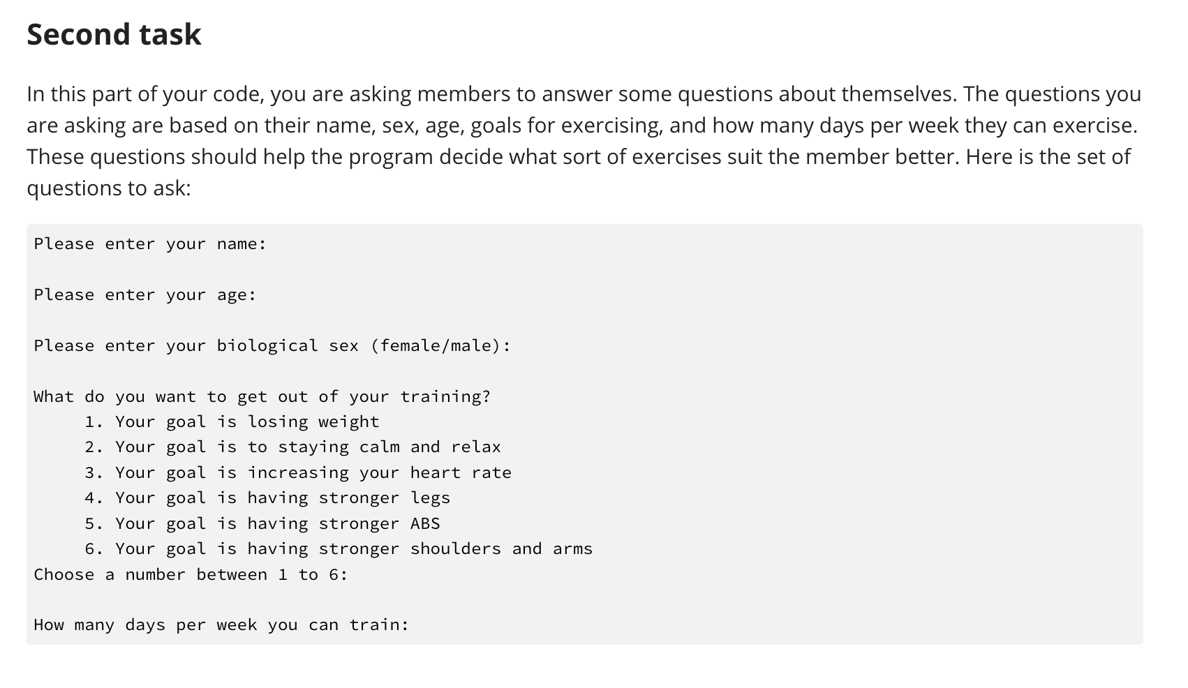 Solved README FILE IS RIGHT BELOW THESE TASK SCREENSHOTS. | Chegg.com
