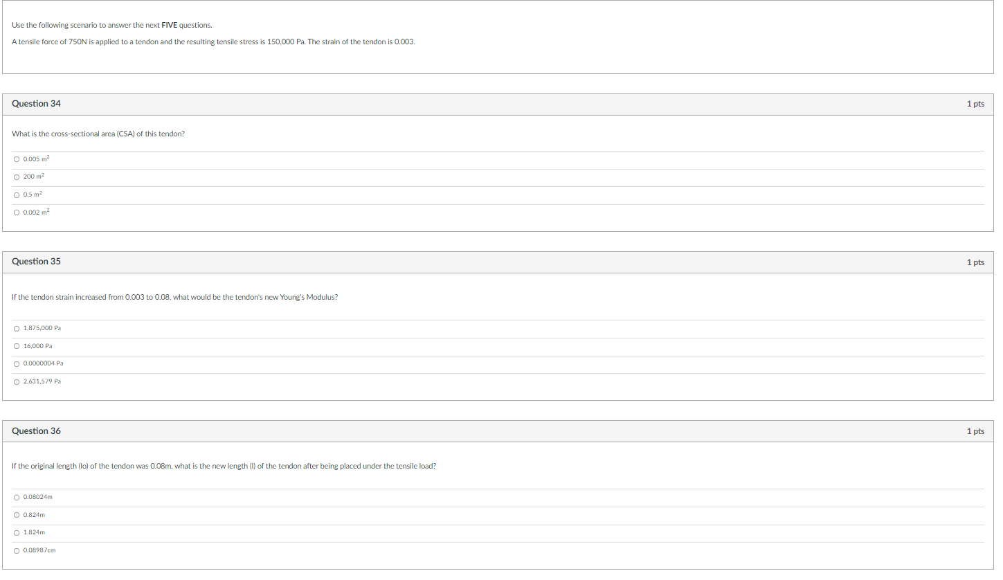 Solved Use the following scenario to answer the next FIVE | Chegg.com