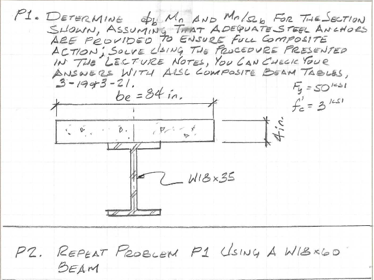 Solved Pl. DETERMINE A MO AND Malso FOR THE SECTION ShowN, | Chegg.com