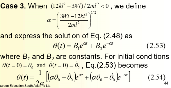 Solved Case 3. When (12kl2−3Wl)/2ml2