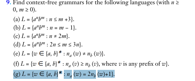 Solved Find context-free grammars for the following | Chegg.com