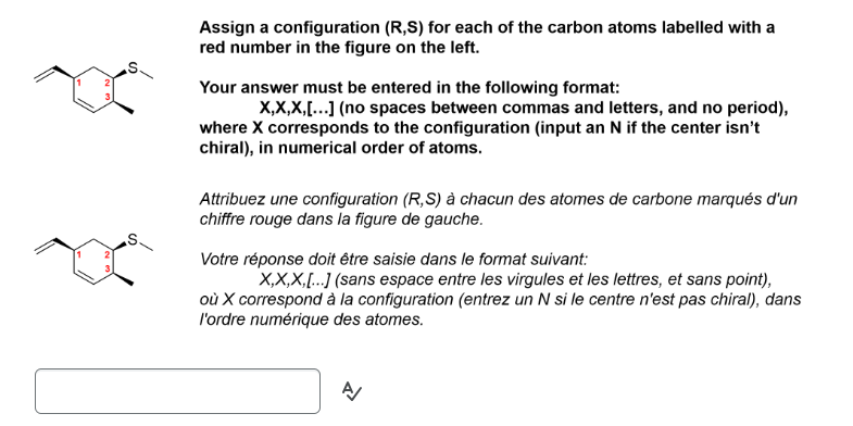 Assign a configuration (R,S) for each of the carbon | Chegg.com
