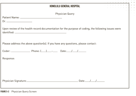 Solved Physician Query Policy You Have Suspected That There Chegg