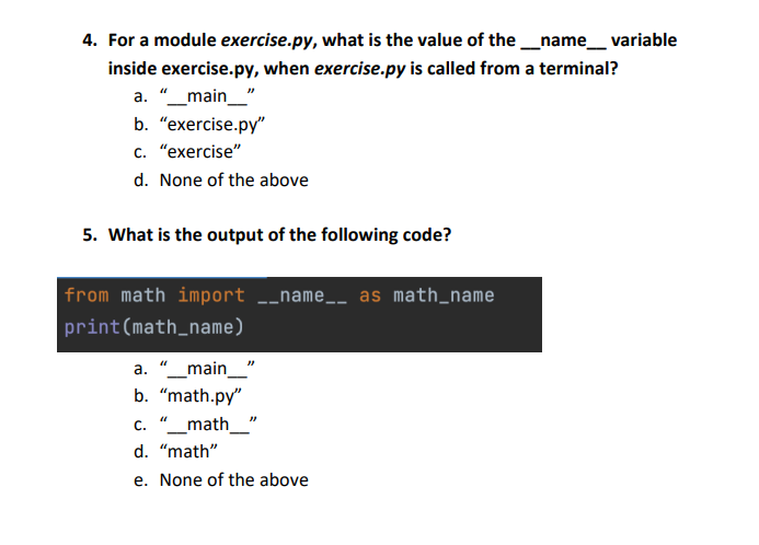 Solved 1. Which of the following assert functions checks if | Chegg.com